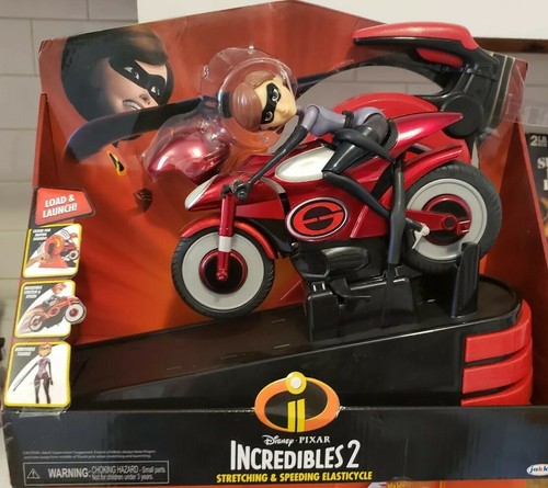 Disney / Pixar Incredibles 2 Stretching & Speeding Elasticycle 11-Inch ...