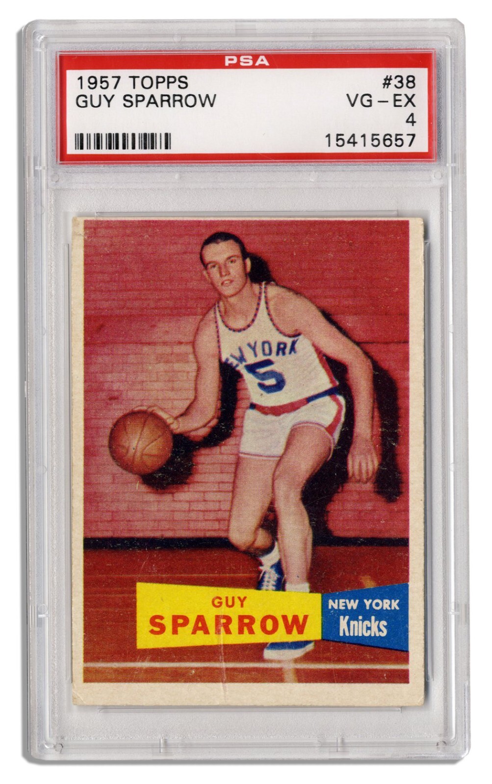 1957 Topps Basketball Guy Sparrow #38 PSA 4 | eBay