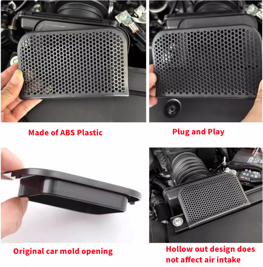 Black Engine Room Air Intake Outlet Guard Cover for Honda CR-V CRV ...