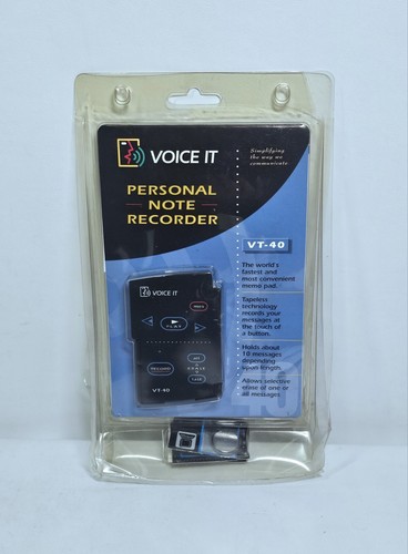 Voice It Personal Note Recorder Digital Message Memo VT-40 | eBay