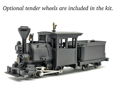 HOn30/HOe/HOn2-1/2 TMW 0-4-0 H.K. Porter Steam Locomotive w/Tender Kit ...