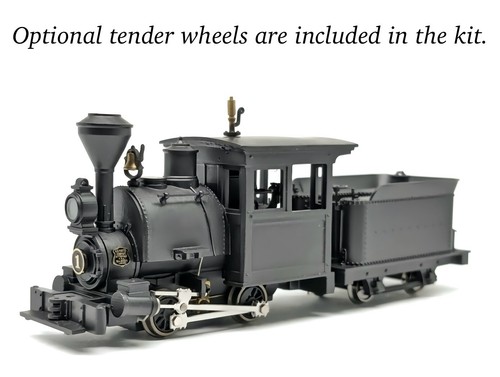 HOn30/HOe/HOn2-1/2 TMW 0-4-0 H.K. Porter Steam Locomotive w/Tender Kit ...