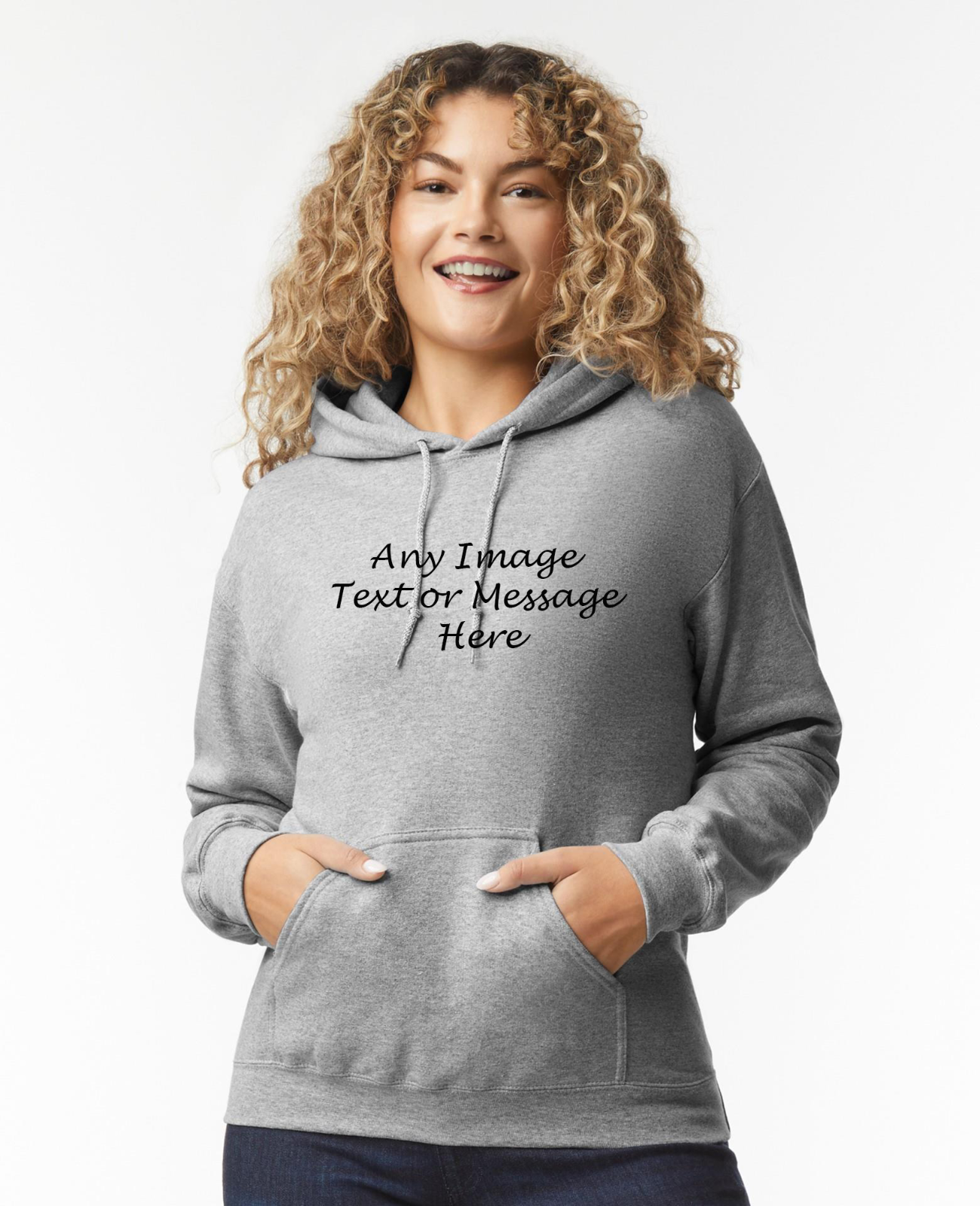 Personalised Custom Printed Hoodie Unisex Workwear Company Logo Work ...