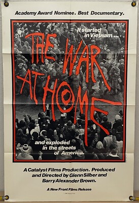 THE WAR AT HOME FF ORIGINAL ONE SHEET MOVIE POSTER VIETNAM PROTEST DOCU ...