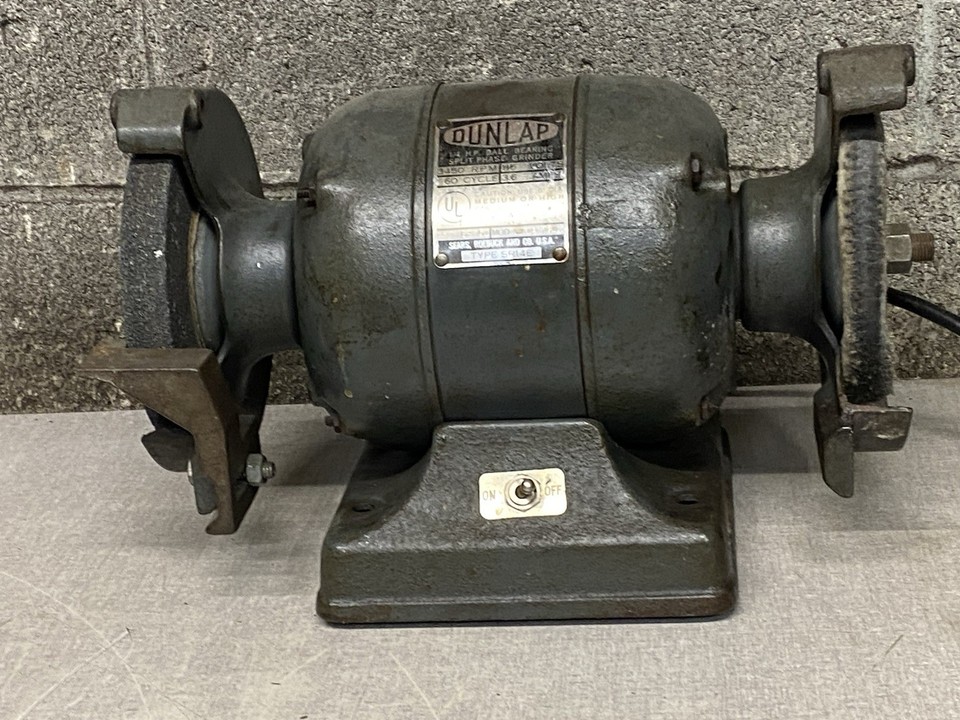 Vintage Sears Craftsman Dunlap Bench Grinder Buffer | eBay