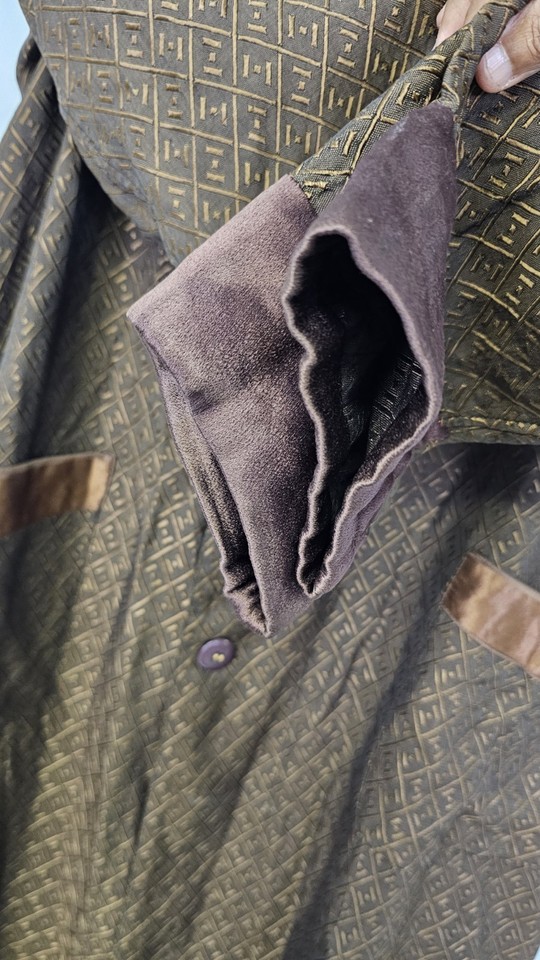 Antique 1890s Mens Silk Robe 1800s Clothing Clothes Smoking Jacket | eBay