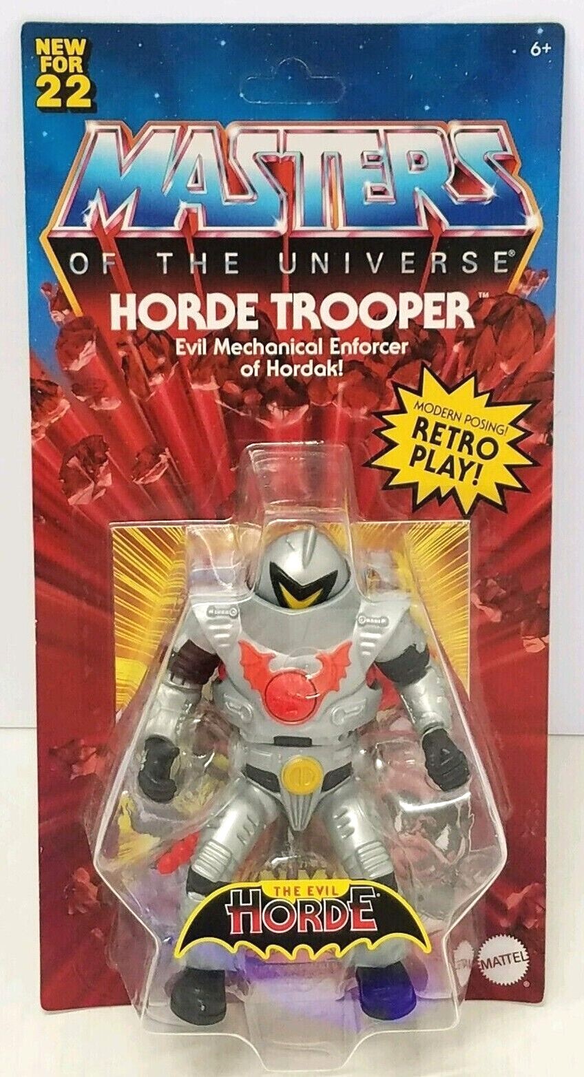 MOTU Retro Play MATTEL Masters of the Universe Action Figure 5.5" in ...