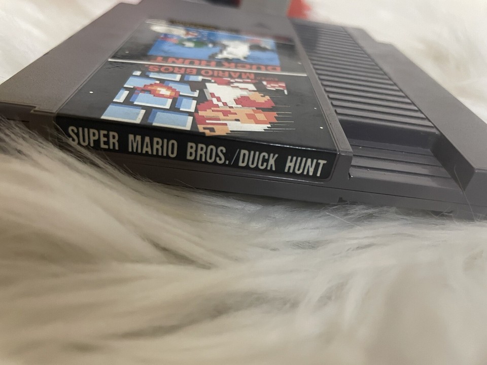 Nintendo NES Zapper Gun Controller Orange W/ Super Mario & Duck Hunt ...