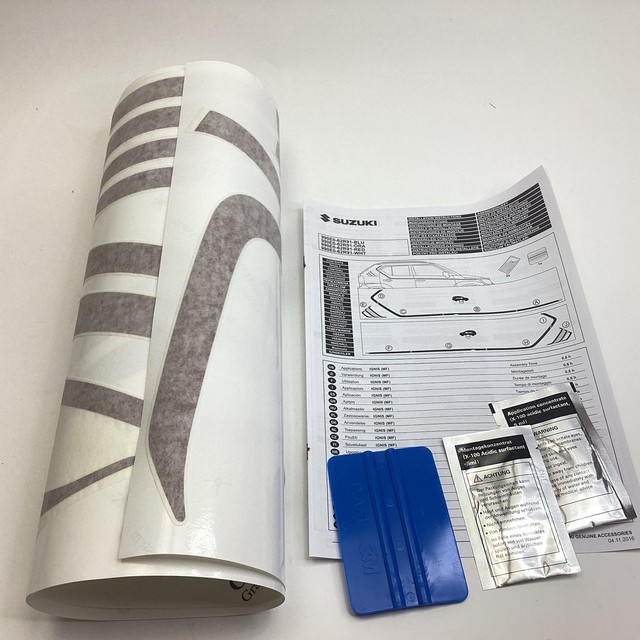 Genuine Suzuki IGNIS Side Body Decal Sticker Set 10pc Orange 990e0 ...