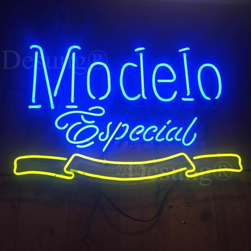 Cerveza Modelo Especial 1925 Beer 20"x16" Neon Lamp Light Sign Real ...