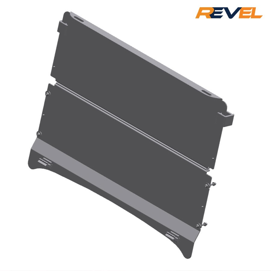 OEM EZGO Tinted Split Windshield Kit for 24-25 EZGO RXV Golf Carts w ...