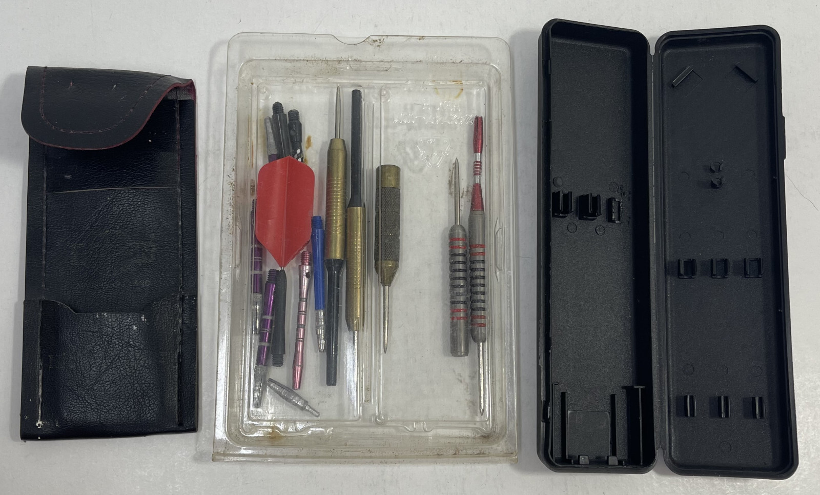 Lot of Darts Items: DART CASE, DARTS, DART SHAFTS, DART TIPS, FLIGHTS ...