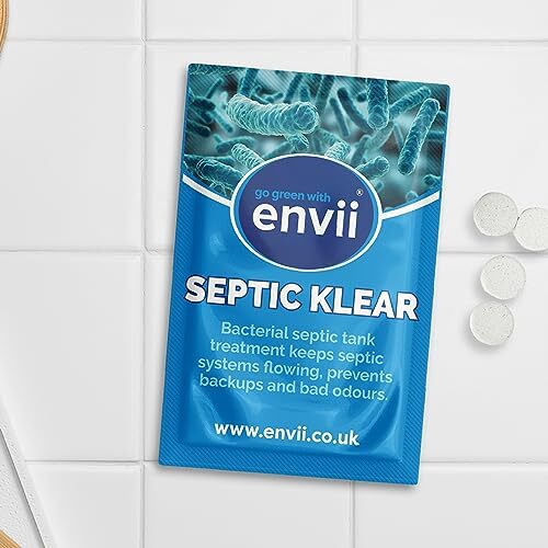 Envii Septic Klear - Septic Tank Treatment - Bacteria Enzyme Cleaner ...