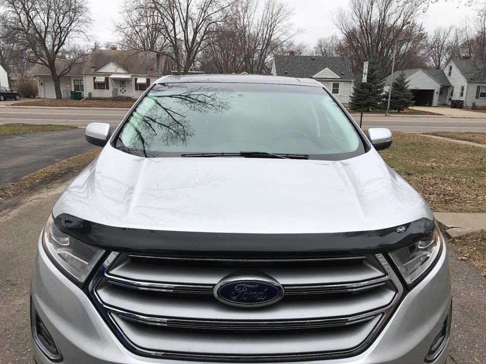 AVS CarFlector Bolt-On Smoke Bug Shield Protector for 2015-2018 Ford ...