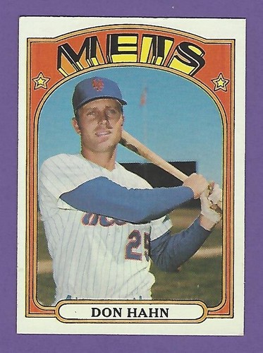 1972 Topps - #269 Don Hahn - New York Mets - ExMt | eBay