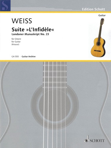 Silvius Leopold Weiss Suite L'infidele Classical Guitar Baroque Sheet ...