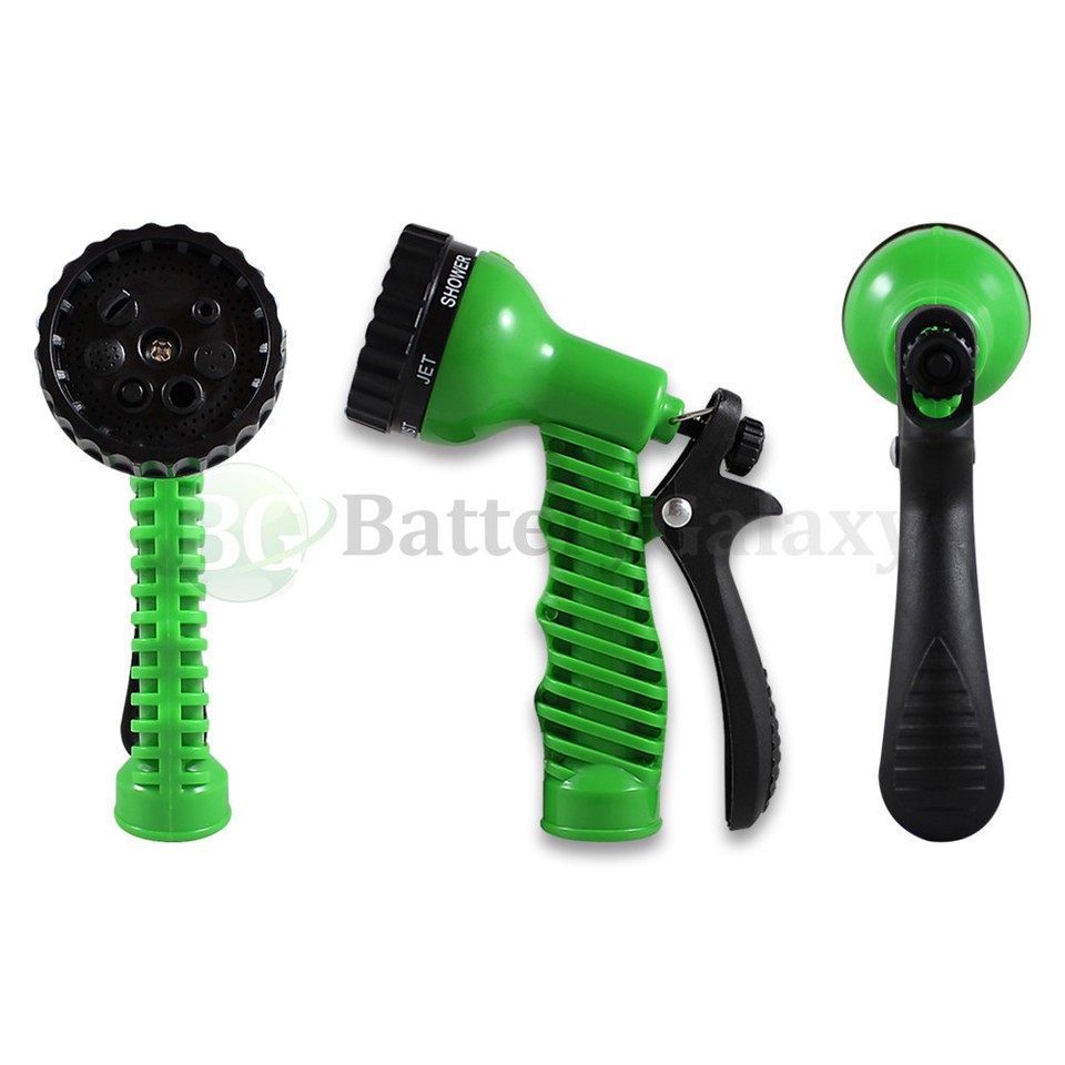 Garden Lawn Hose Nozzle Head Water Sprayer Green - 7 SPRAY PATTERNS ...