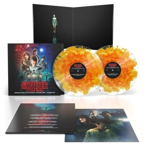 Stranger Things Series One Vol. 2 Double Ghostly Orange Coloured Vinyl ...