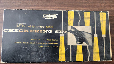 Gunline Tools Camp Perry 18 LPI Checkering Set C-55 Series 6 Pieces ...