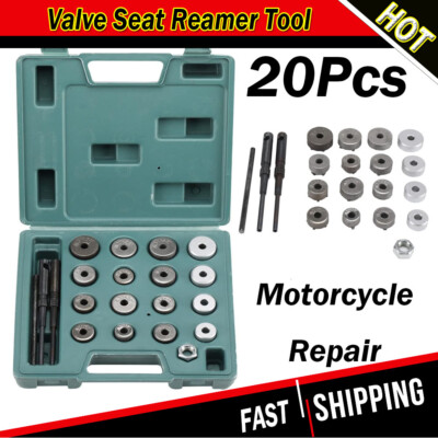 20x Motorcycle Valve Seat Reamer Repair Displacement Cutters Valve Tool ...