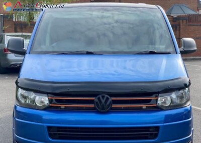 FOR VW T5 T5.1 TRANSPORTER 10-15 BONNET WIND STONE DEFLECTOR PROTECTOR ...