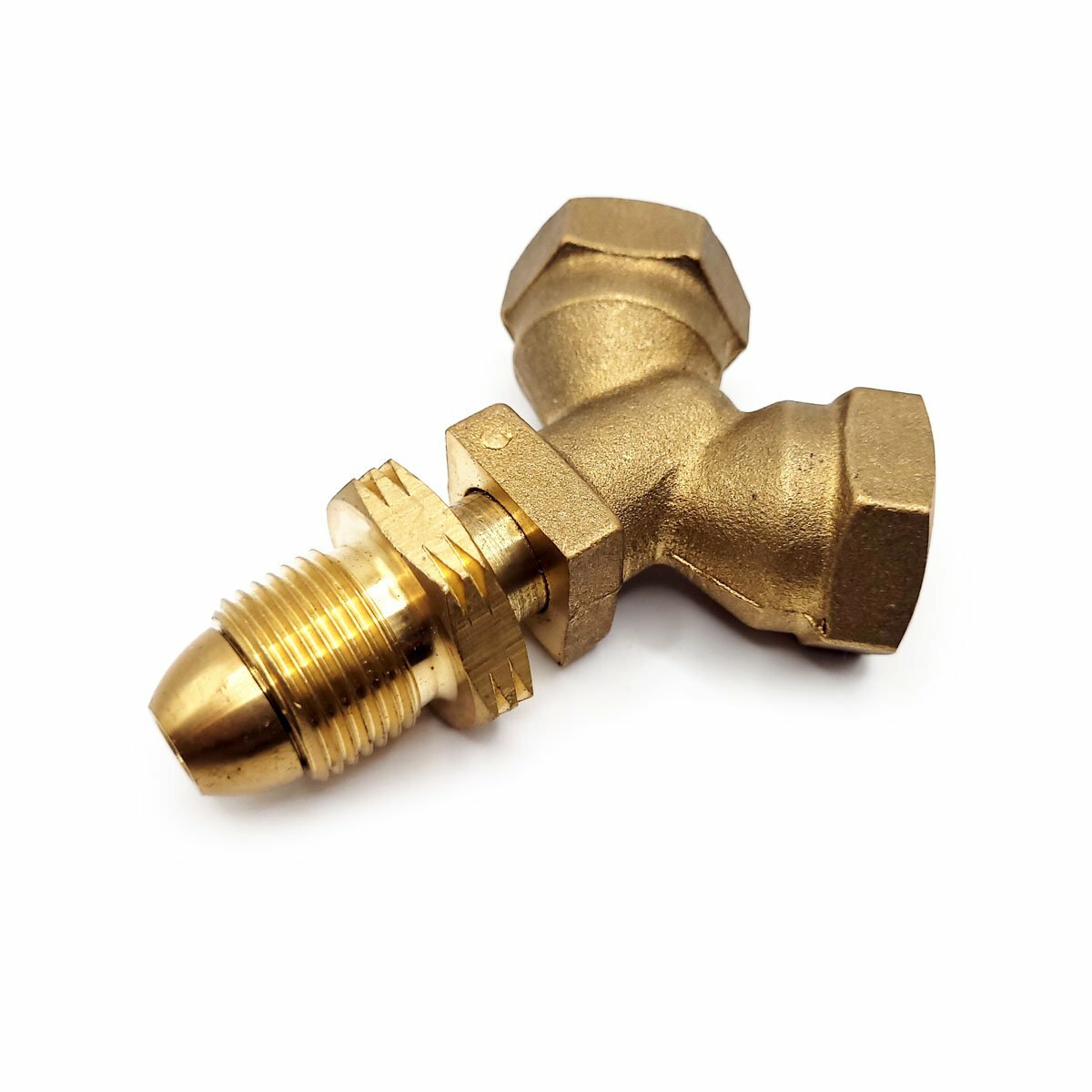 LPG GPL European Gas Bottle Adapter LKF Female 21.8mm to Two 21.8 Male ...