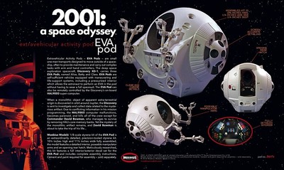 Moebius 1/8 2001: A Space Odyssey EVA Pod Plastic Model Kit 2001-4 | eBay