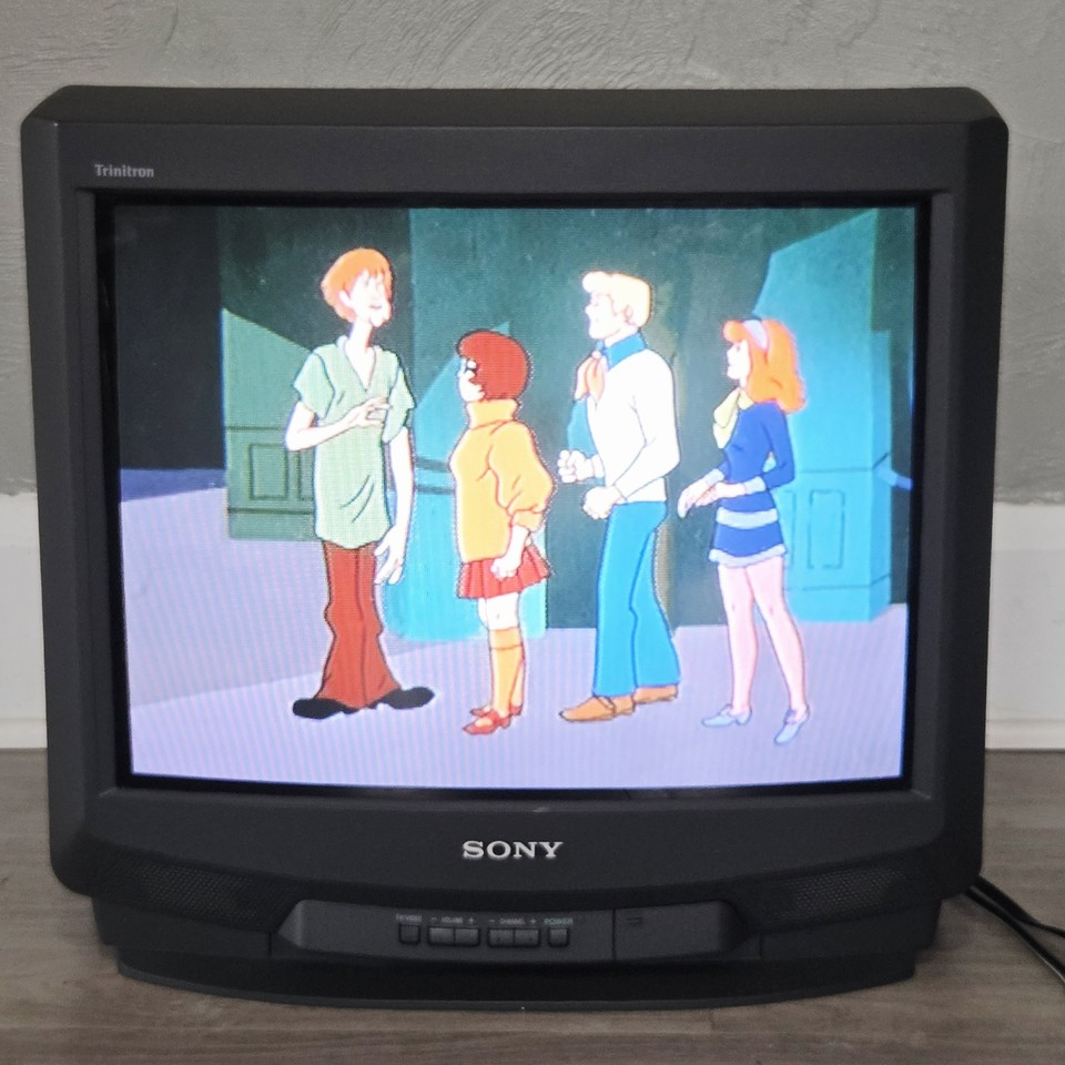 Sony Trinitron CRT TV 20" KV-20S30 with Remote Gaming 1997 - Tested ...