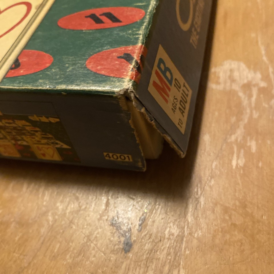 Vintage 1970 Milton Bradley CARDINO Exciting Card Tile Strategy Game ...