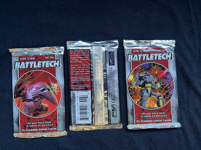 BattleTech CCG Limited Edition Booster PackX3 Factory Sealed s | eBay