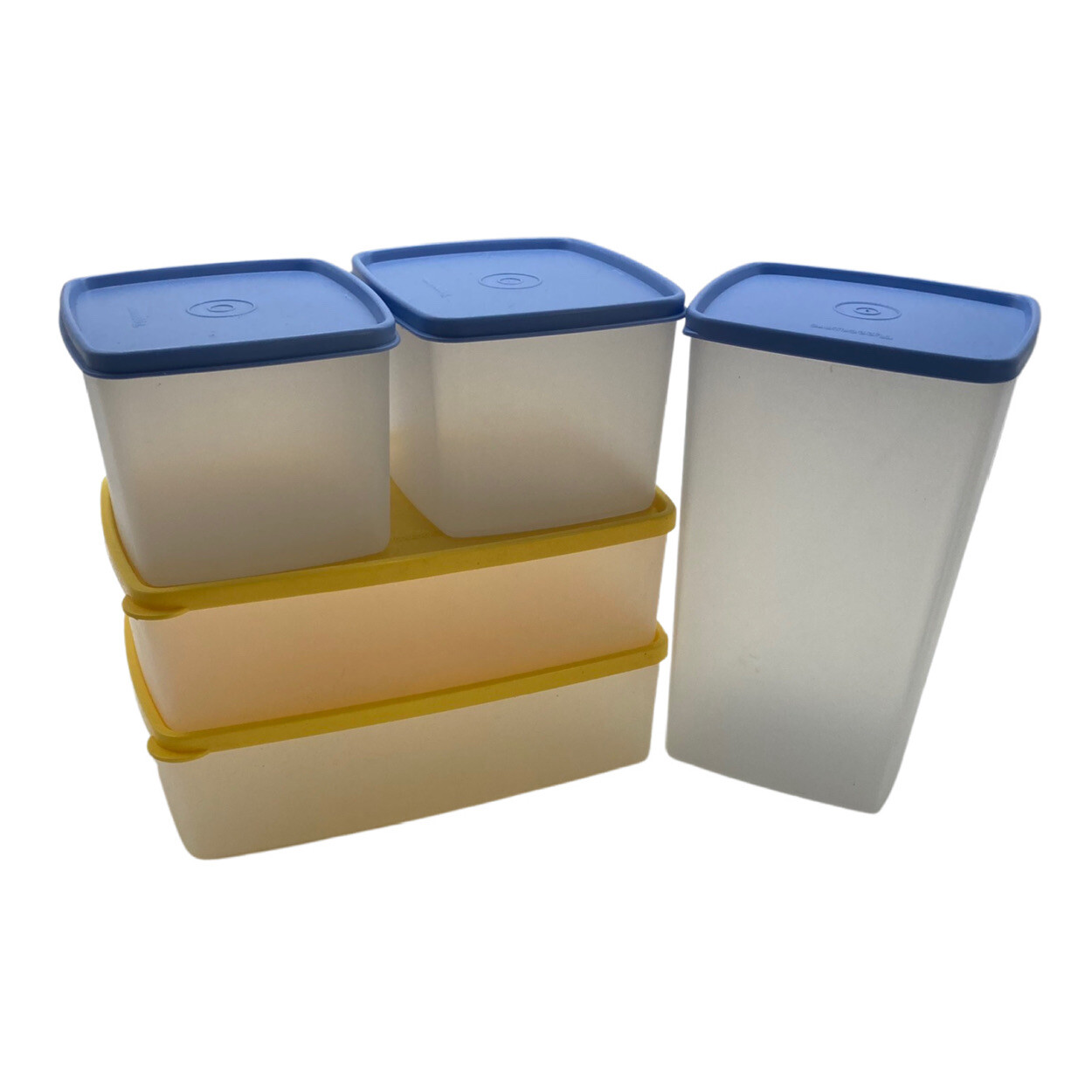 Tupperware Vintage Square-Round Freezer Containers Rectangle, Medium ...