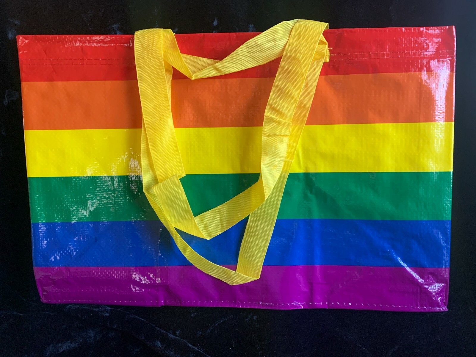 IKEA BIG TOTE BAG Storstomma Large Rainbow Reusable Shopping Bag | eBay