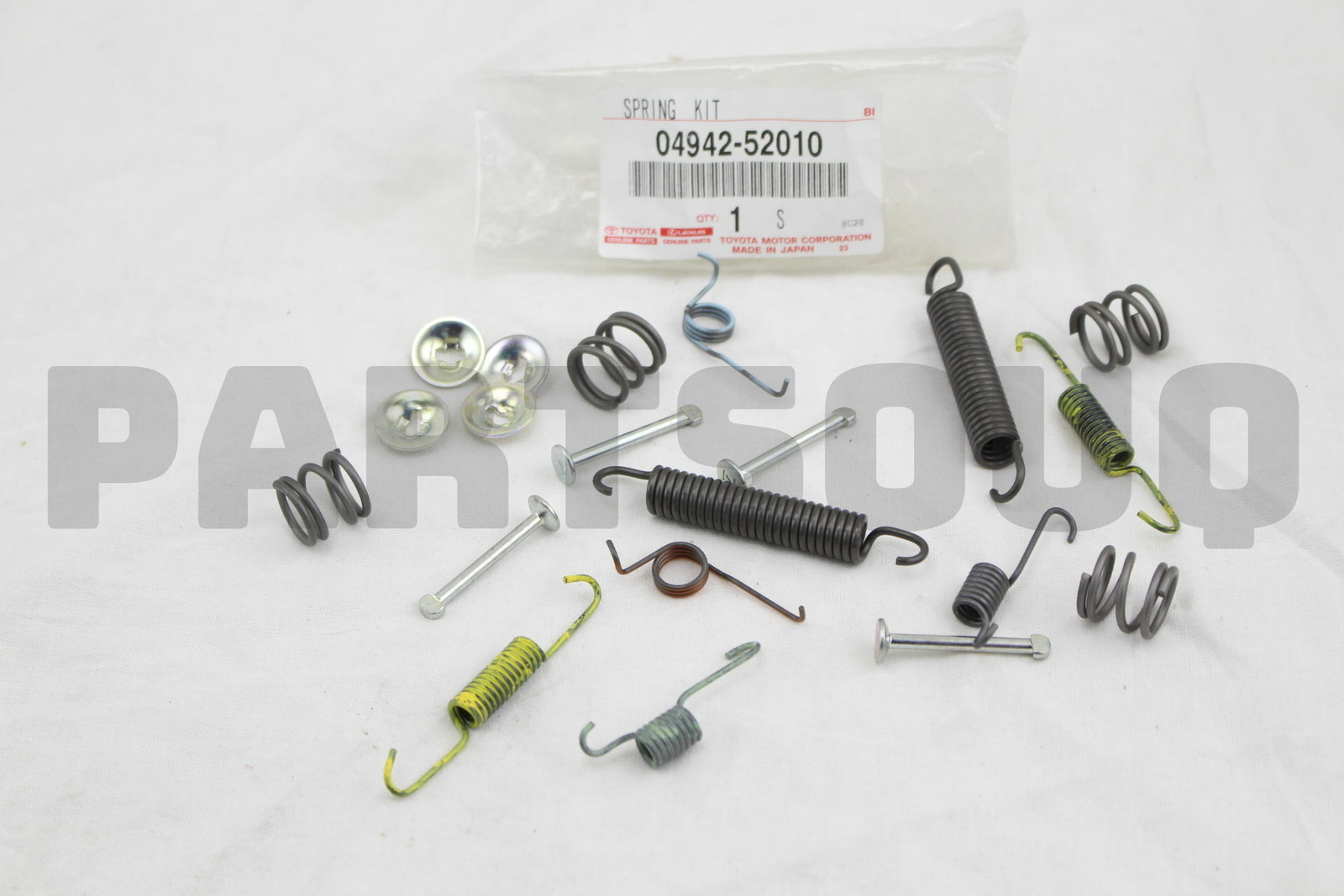 0494252010 Genuine Toyota SPRING KIT, REAR BRAKE 04942-52010 | eBay