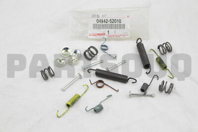 0494252010 Genuine Toyota SPRING KIT, REAR BRAKE 04942-52010 | eBay