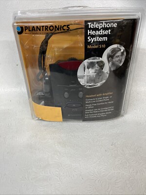 Plantronics Model S10 Telephone Headset System Brand New NIP ...