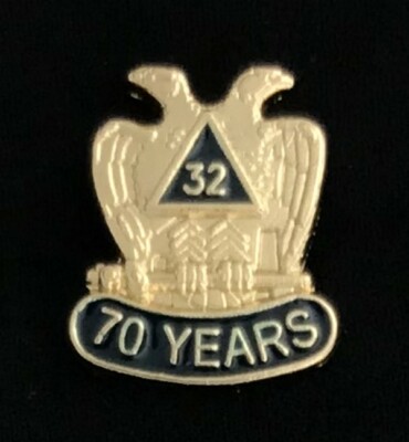 Masonic 32nd Degree 70 Year Lapel Pin (SR70-LP) | eBay