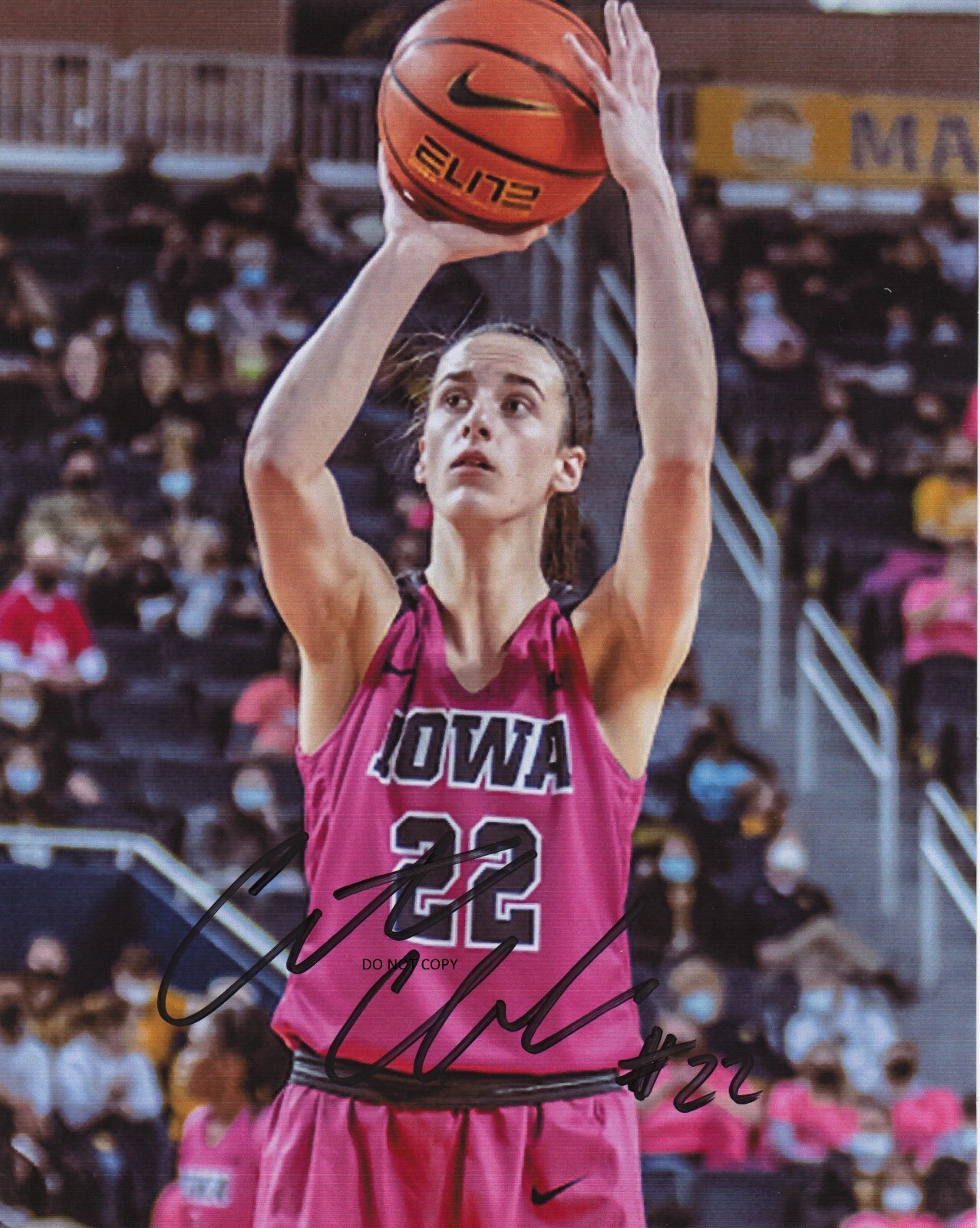 CAITLIN CLARK - IOWA Autographed Signed 8x10 reprint Photo #2 !! | eBay