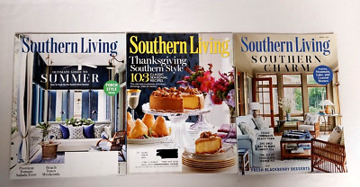 SOUTHERN LIVING MAGAZINES NOV 2011 JUNE/JULY 2022 AUG 2022 DECOR ...