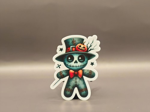 Voodoo Dolls Stickers Spooky Cute Decals Halloween Zombie Bear Die Cut ...