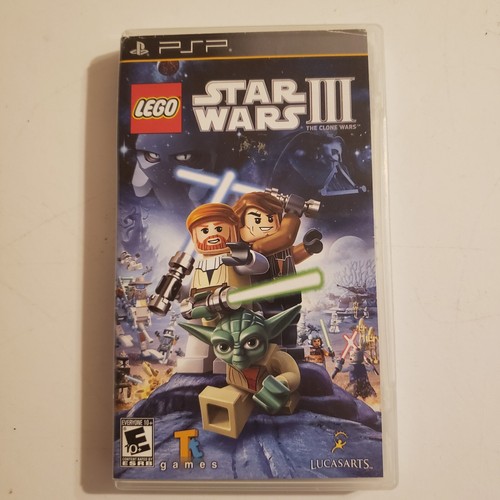 Sony PSP 2011 Lego Star Wars 3 Complete With Case, Coverart, Manual And ...