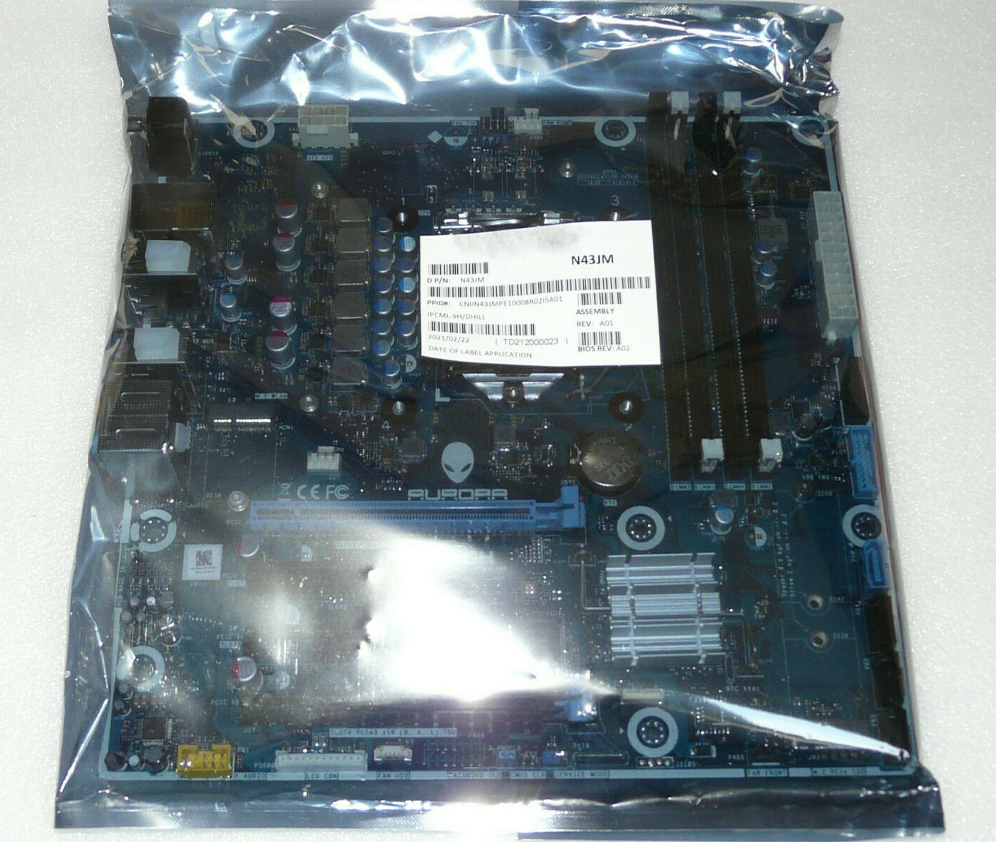 BRAND NEW GENUINE ALIENWARE AURORA R11 MOTHERBOARD LGA1200 N43JM 0N43JM ...