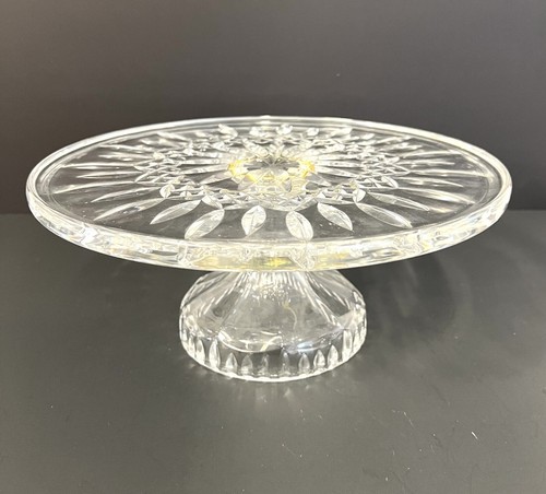 Waterford Crystal Lismore 11" Footed Pedestal Cake Plate Stand | eBay
