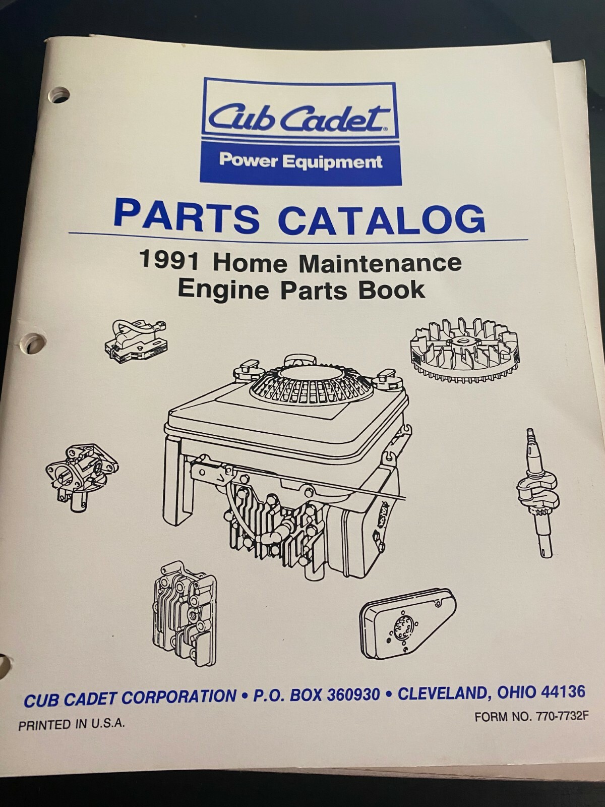 Cub Cadet parts catalog 1991 Home maintenance engine parts book p8 | eBay