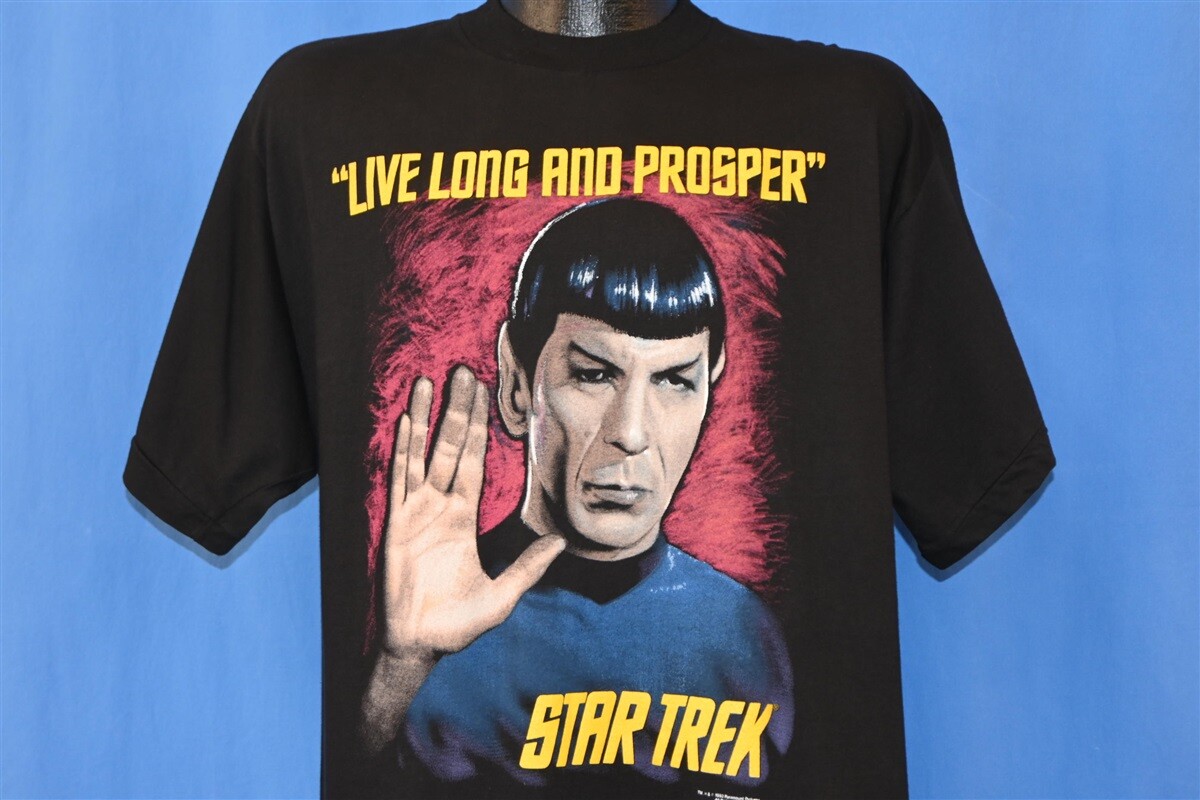 vtg 90s STAR TREK SPOCK LIVE LONG & PROSPER LEONARD N… - Gem