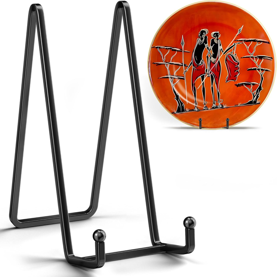 10 Inch Large Plate Stands for Display - Metal Plate Holder Display ...
