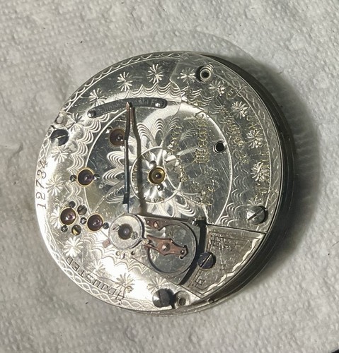 Vintage Rare Hamilton 18s 17J Grade 937 Pocket Watch Movement For parts ...