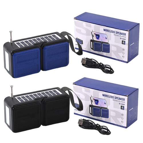 Portable FM Radio Solar Portable Radio With LED Flashlight Solar ...