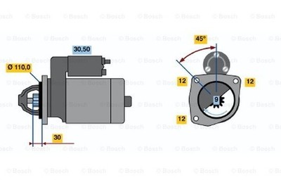 Starter Motor 0001230007 -Genuine Bosch | eBay Australia