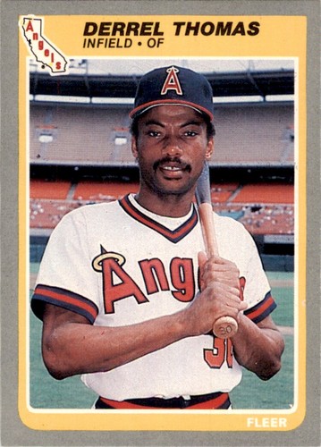 1985 Fleer Derrel Thomas . California Angels #314 | eBay