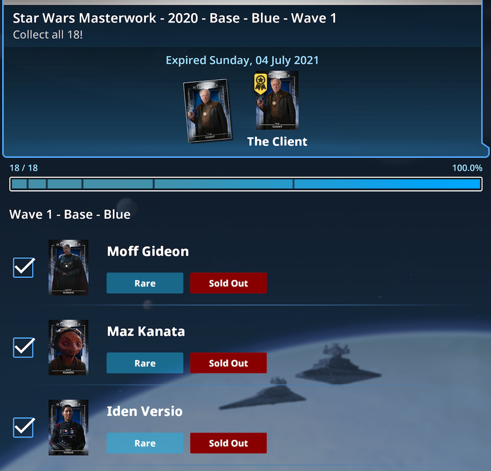 topps digital Star Wars masterworks 2020 rare full set wave 1 | eBay